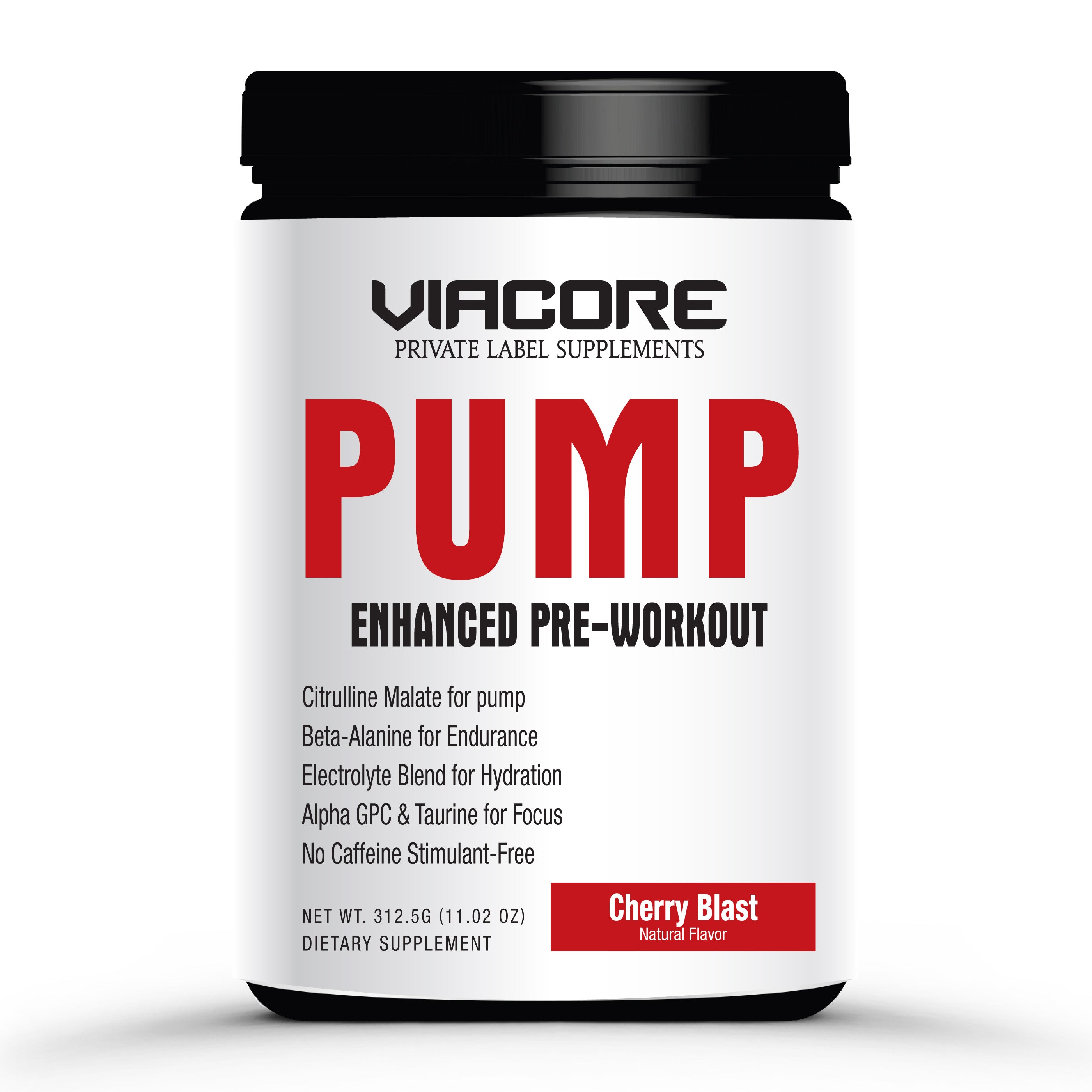 Pump Non-Stim Pre-Workout Powder - NuCare Nutrition