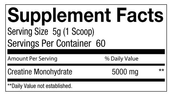 Creatine Powder 300g - NuCare Nutrition